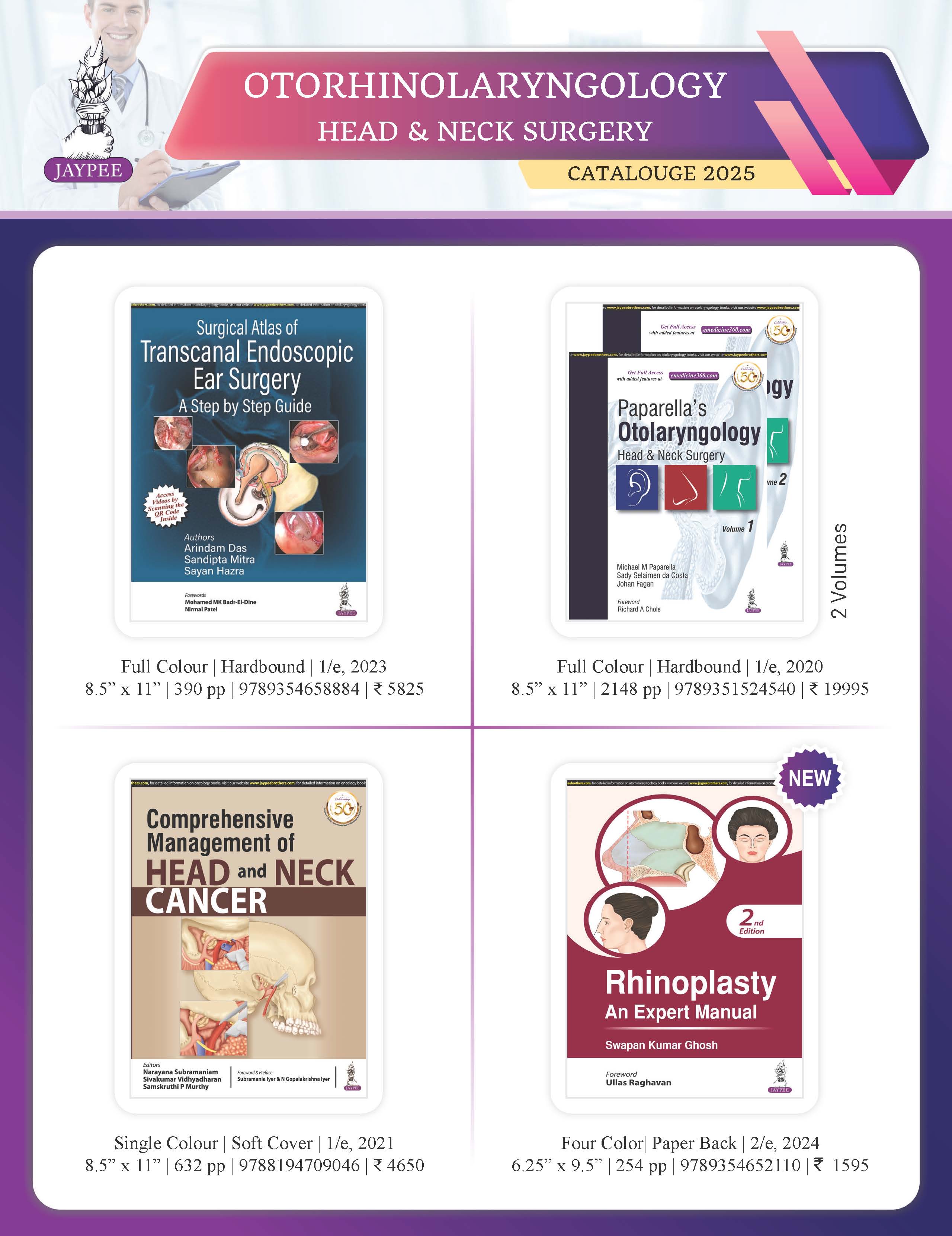 Otorhinolaryngology & ENT Catalogue 2025